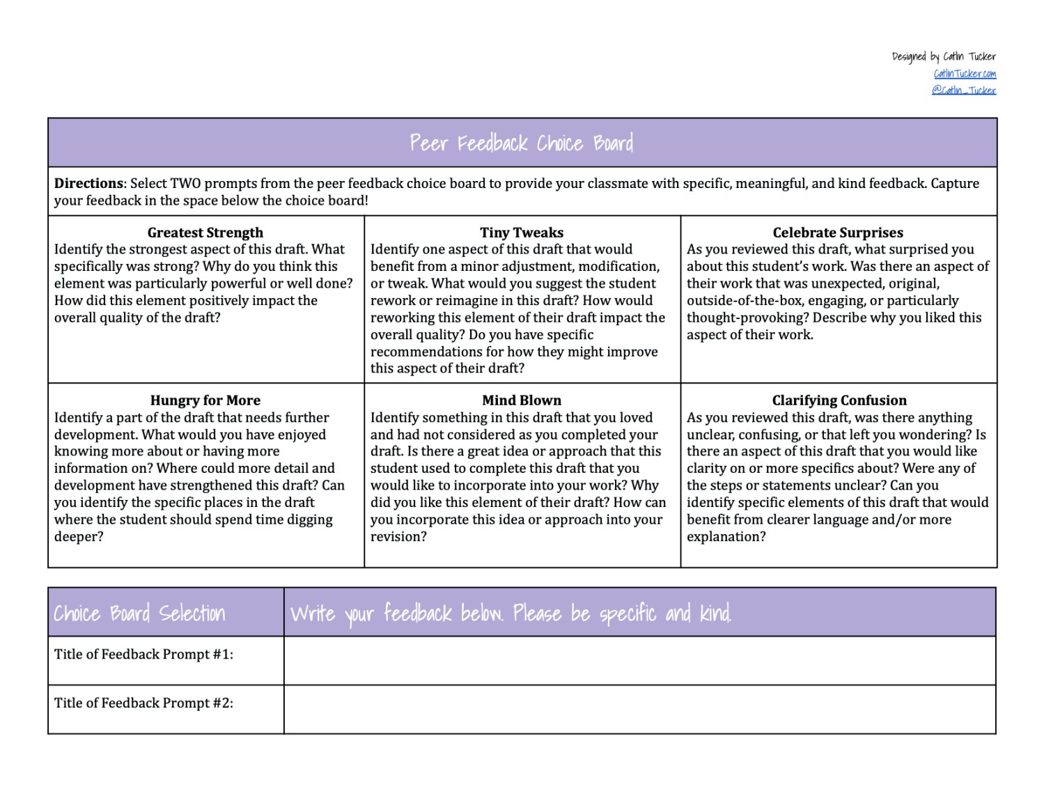 Teaching Kids to Give and Receive Quality Peer Feedback | Edutopia