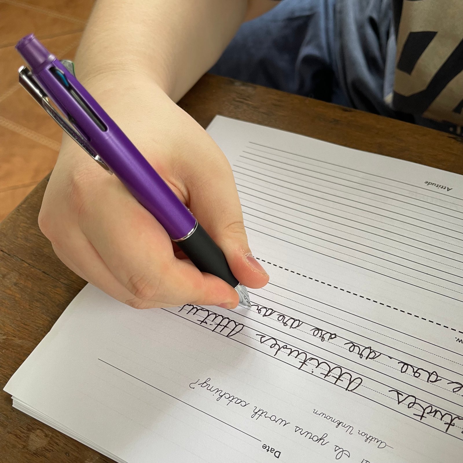 Extending Penmanship Lessons Beyond Elementary School to Middle School ...