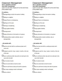 2 Surprisingly Useful Classroom Management Handouts | Edutopia
