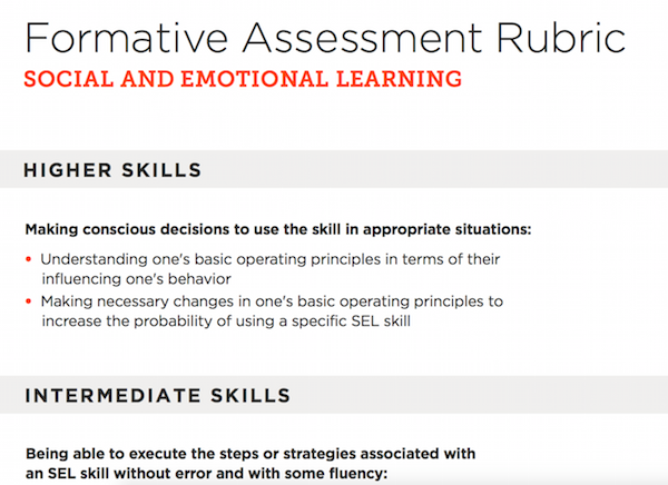 Building SEL Skills Through Formative Assessment | Edutopia