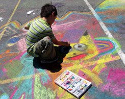 Chalk One Up for the Arts: A Record-Breaking Coloring Project | Edutopia