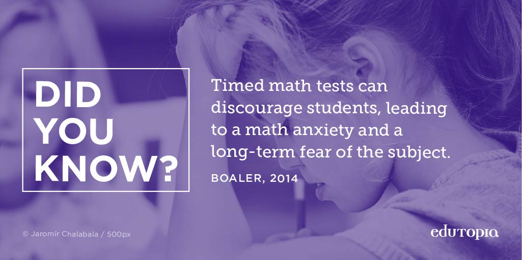 Tips for Tackling Timed Tests and Math Anxiety | Edutopia