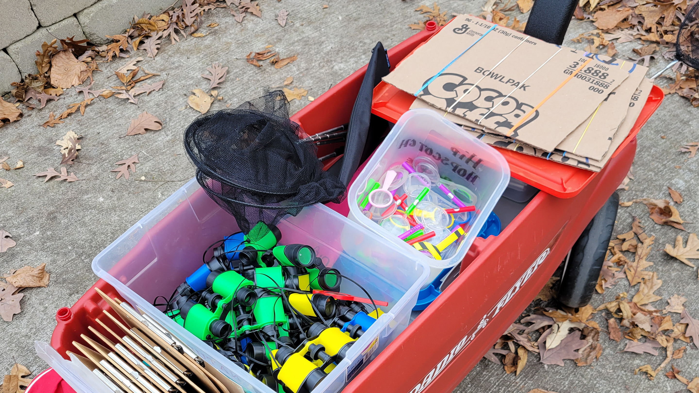 Wonder Wagons Allow Preschoolers to Explore Nature | Edutopia